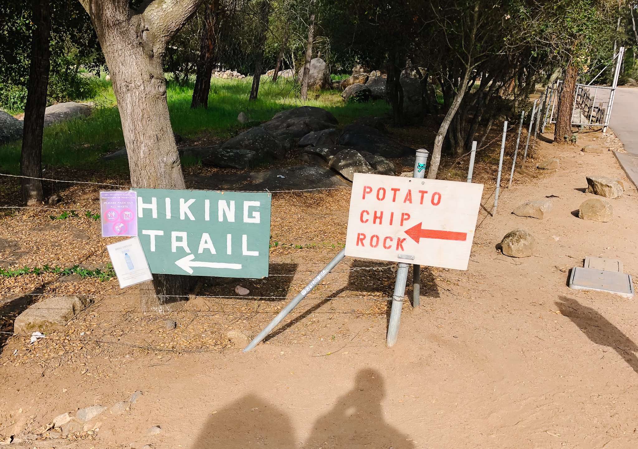 Hiking to Mt Woodson (Potato Chip Rock) in San Diego - Navigation None
