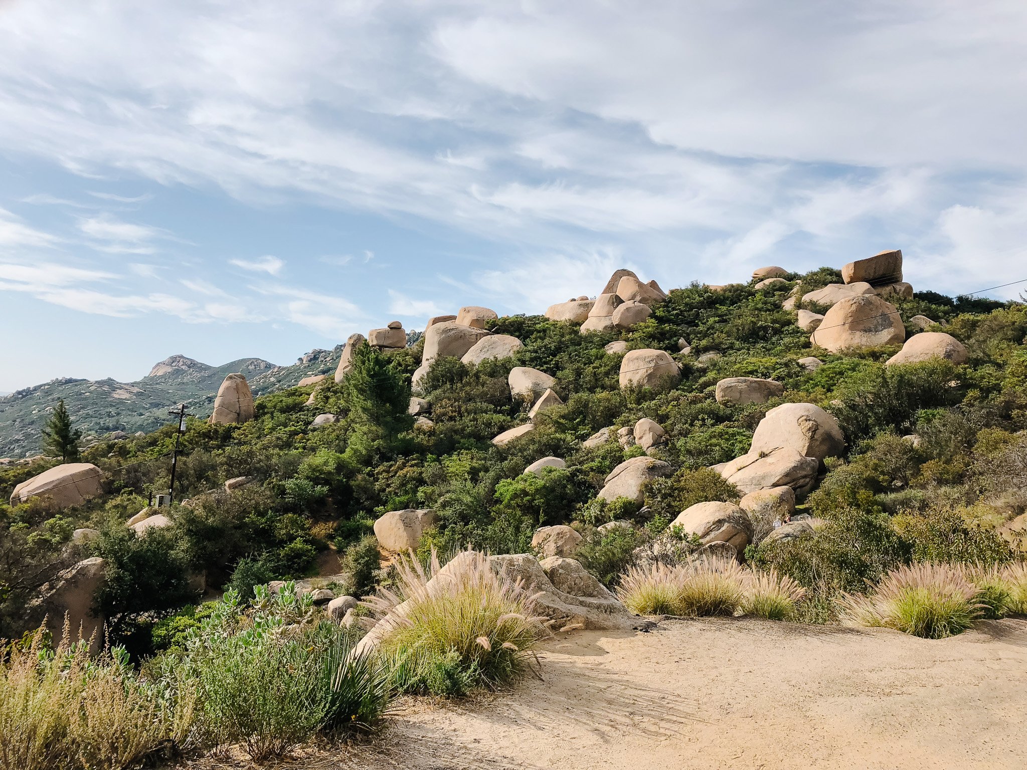 Hiking to Mt Woodson (Potato Chip Rock) in San Diego - Navigation None